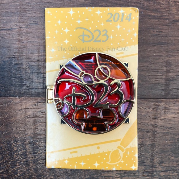 Disney | Art | Disney D23 24 Hinged Stained Glass Pin Walt Disney ...